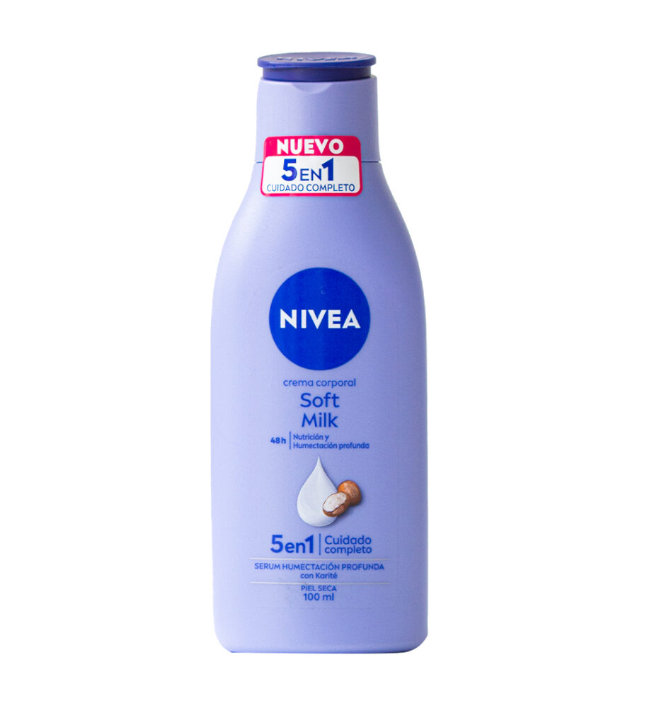 NIVEA CREMA CORPORAL SOFT MILK 5 EN 1 CUIDADO COMPLETO – iuventus Store
